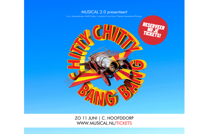 Chitty Chitty Bang Bang slechts twee keer te zien in Hoofddorp ... Chitty Chitty Bang Bang slechts twee keer te zien in Hoofddorp ...